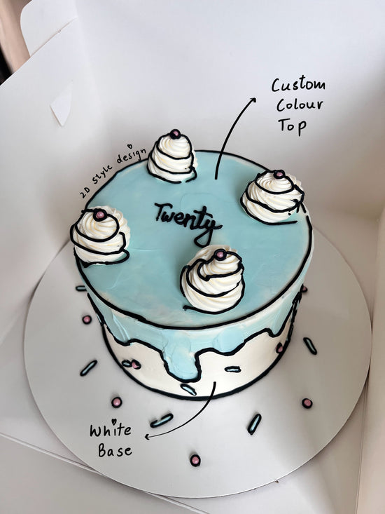 2D Cake – Bake with Pookie